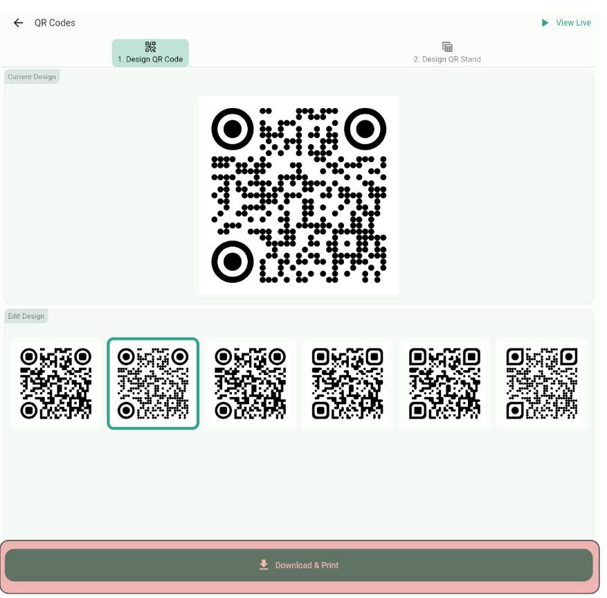 Predefined QR Codes QR Code Displays VisitWell Predefined QR Codes QR Code Displays VisitWell